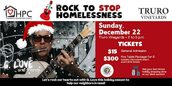 Rock to Stop Homelessness! At Truro Vineyards | Robert Paul Properties